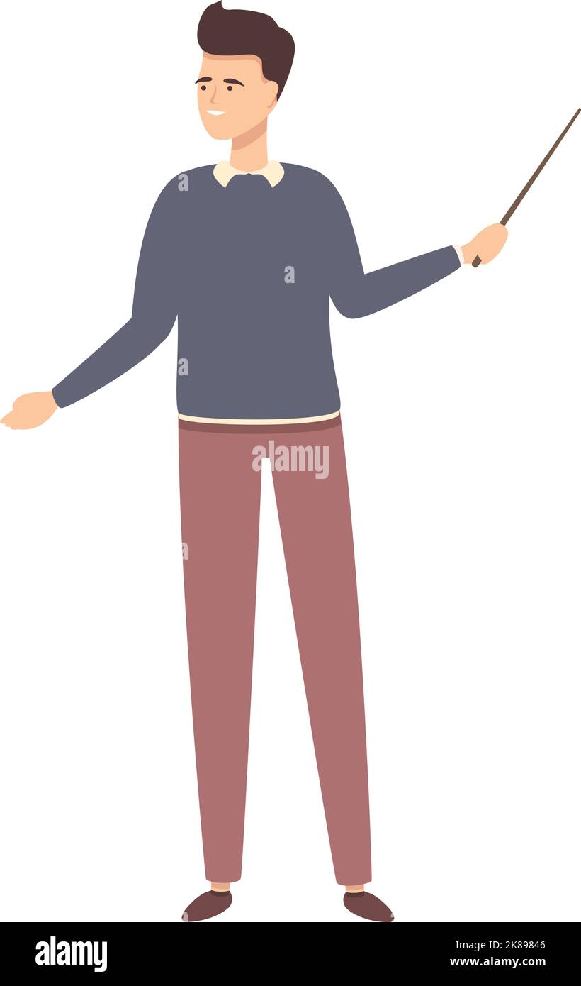 Old man teaching class vector Cut Out Stock Images & Pictures - Alamy