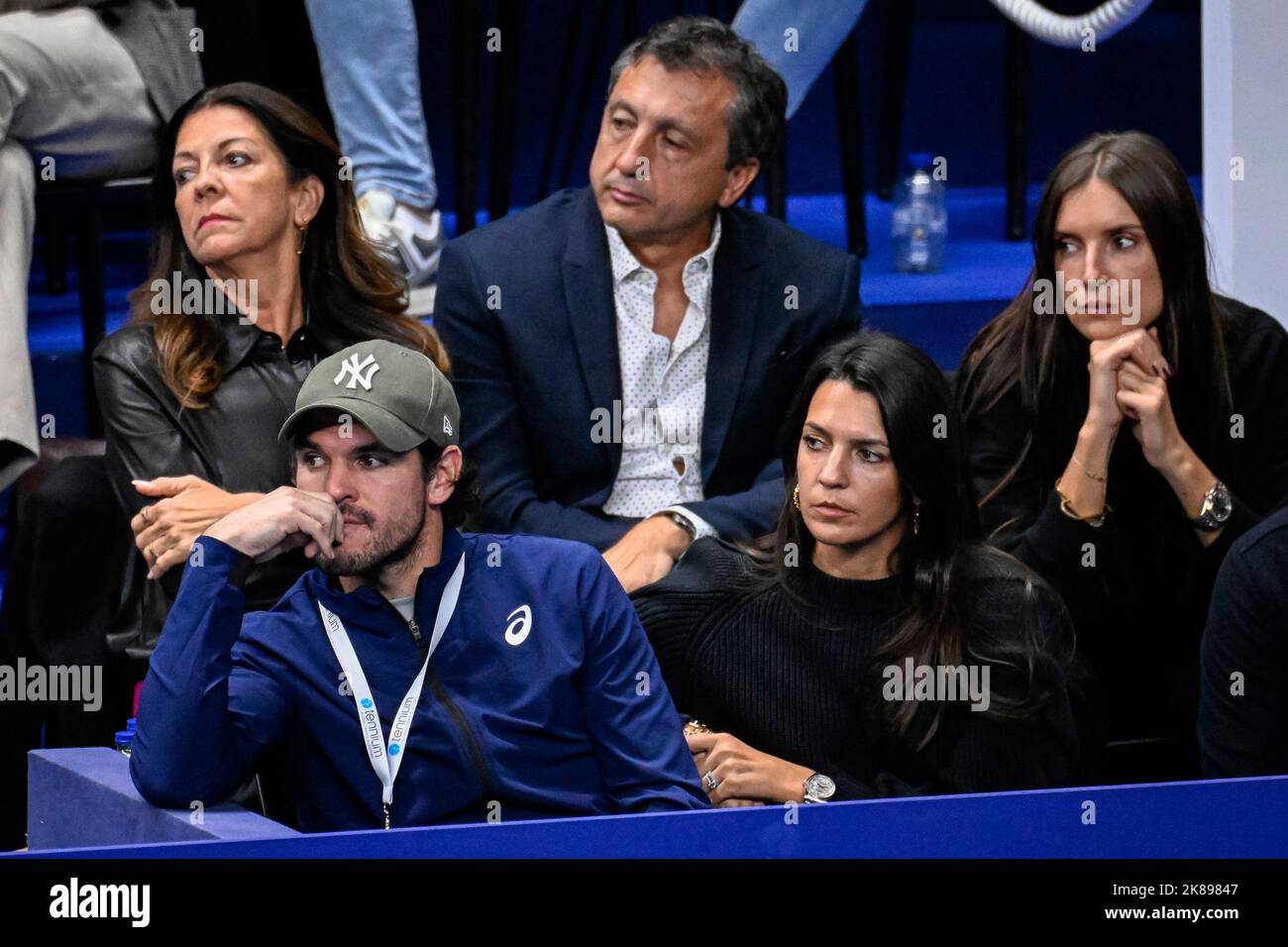 Belgian Germain Gigounon and David Goffin's wife Stephanie Tuccitto ...