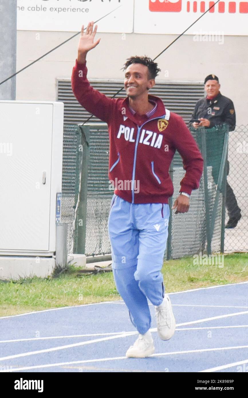 Colbachini Stadium, Padova, Italy, October 21, 2022, Yeman Crippa ...
