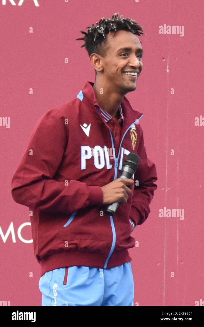Colbachini Stadium, Padova, Italy, October 21, 2022, Yeman Crippa ...