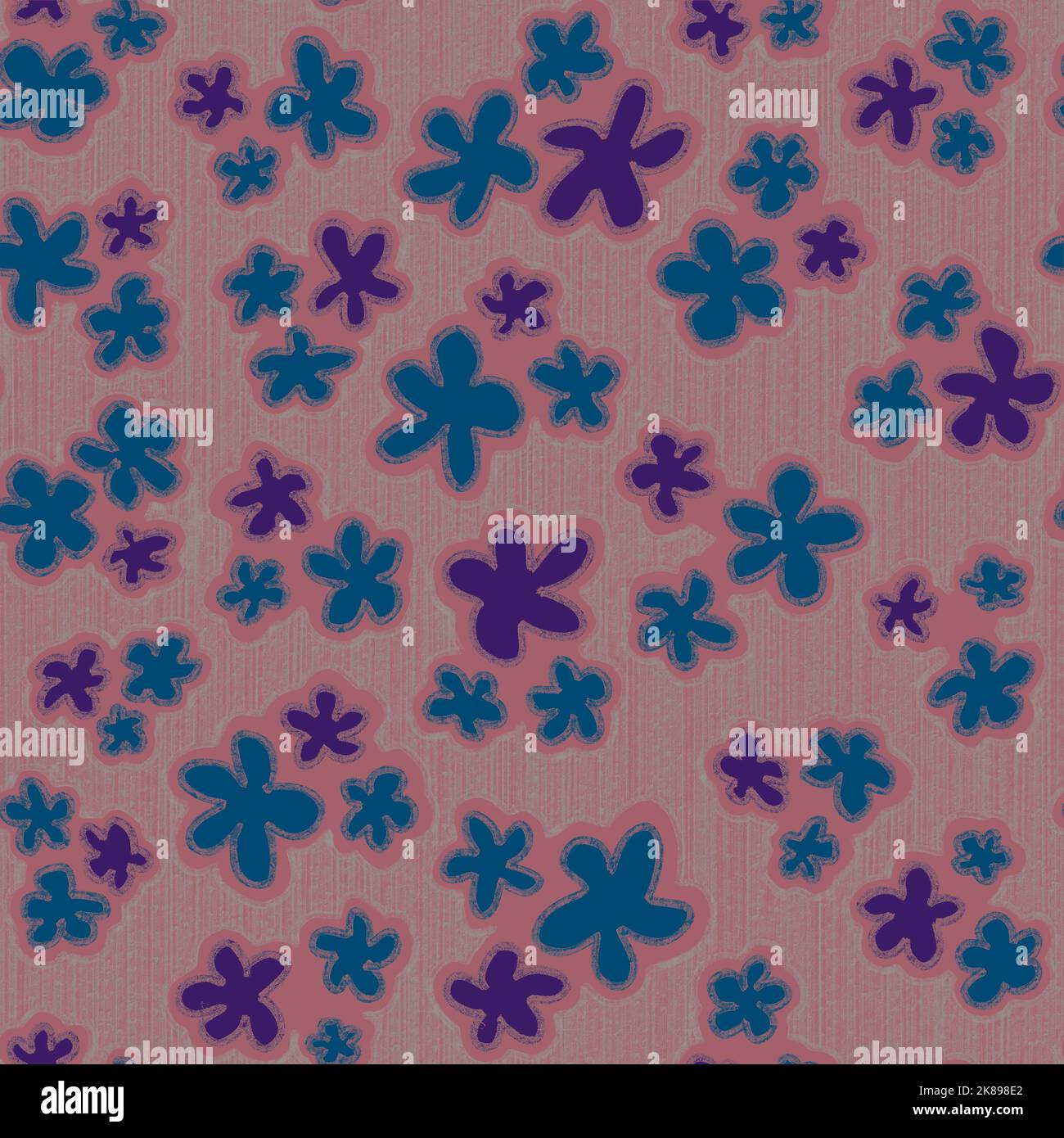 Trendy fabric pattern with miniature lilac,turquoise,violet colors ...