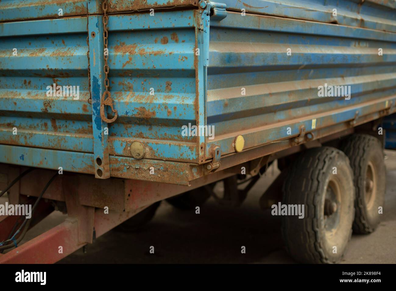 Tractor kitchens. Container for rural works. Freight transport in ...