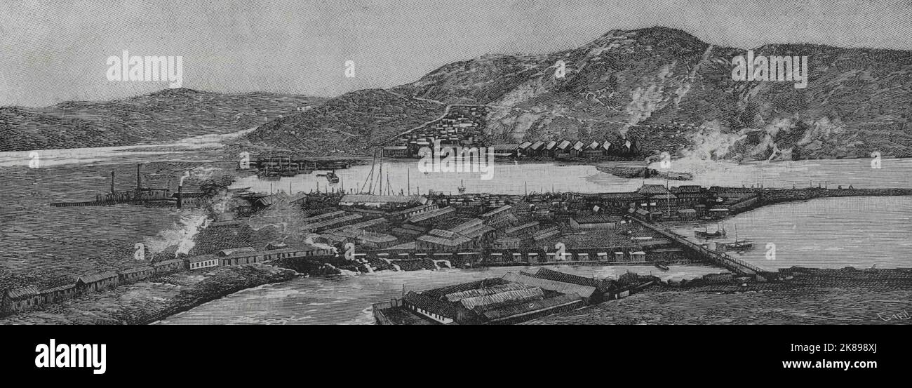 The partition of China Stock Photo - Alamy