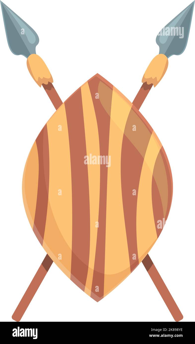 Shield native icon cartoon vector. Tribal art. National canada Stock ...