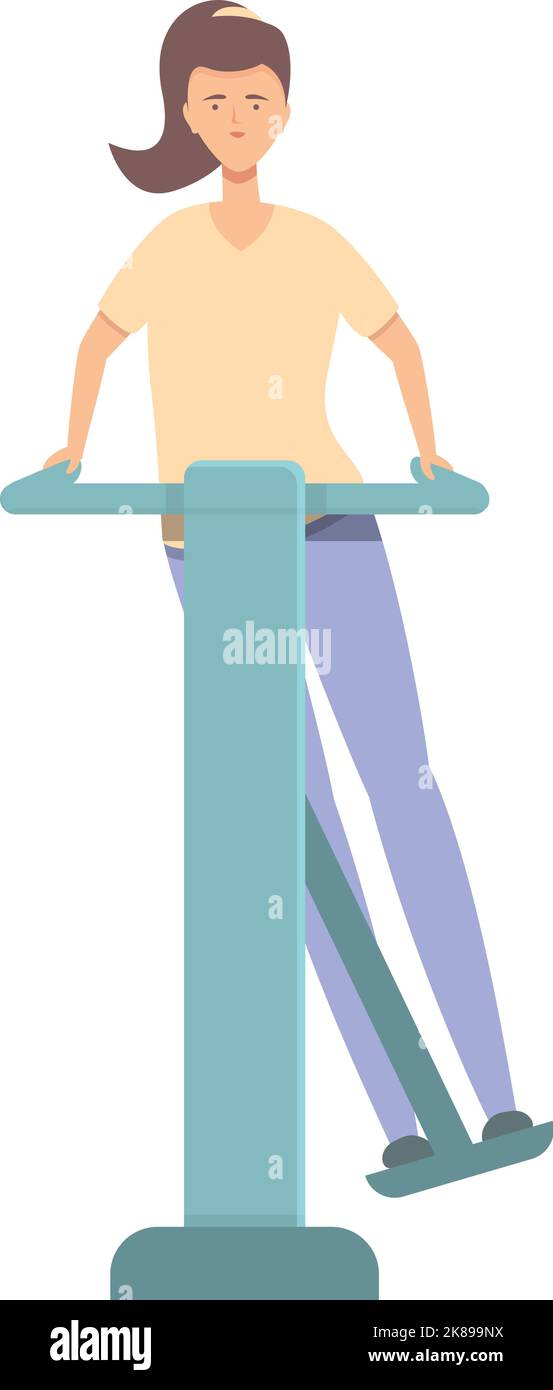 Outdoor sport icon cartoon vector. Street workout. Training gym Stock ...