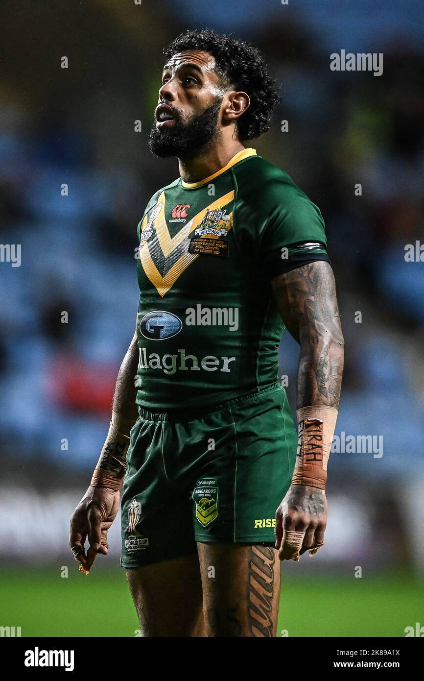 Josh Addo-Carr of Australia during the Rugby League World Cup 2021 ...