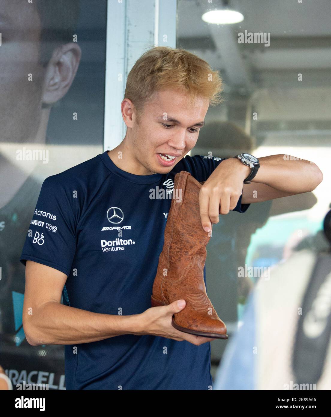 Austin, Texas, USA. 20th Oct, 2022. 23.Williams Racing Driver ALEXANDER ...