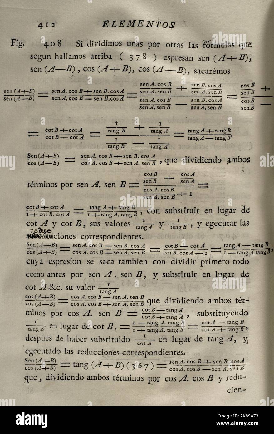 Elements of Mathematics Stock Photo - Alamy