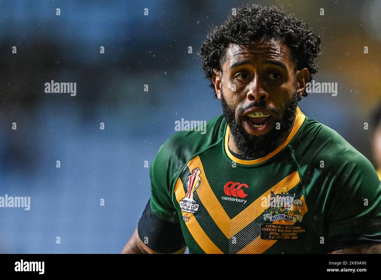 Josh Addo-Carr of Australia during the Rugby League World Cup 2021 ...