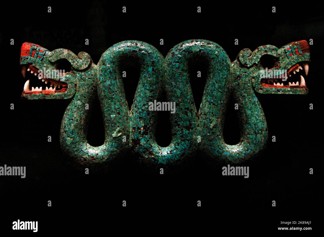 Pectoral, in the form of a double-headed serpent Stock Photo - Alamy