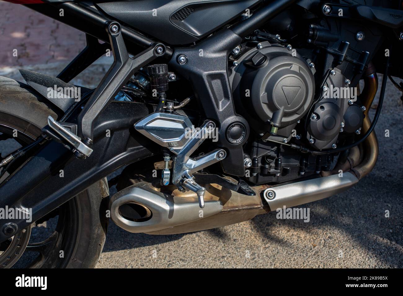 Chrome plating motorcycle hi-res stock photography and images - Alamy