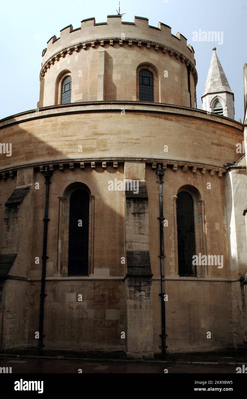 Exterior view of the Round Chuch Stock Photo - Alamy