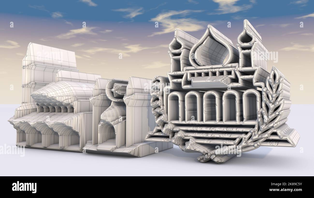 This 3D Illustration is presented in a very high resolution for ...