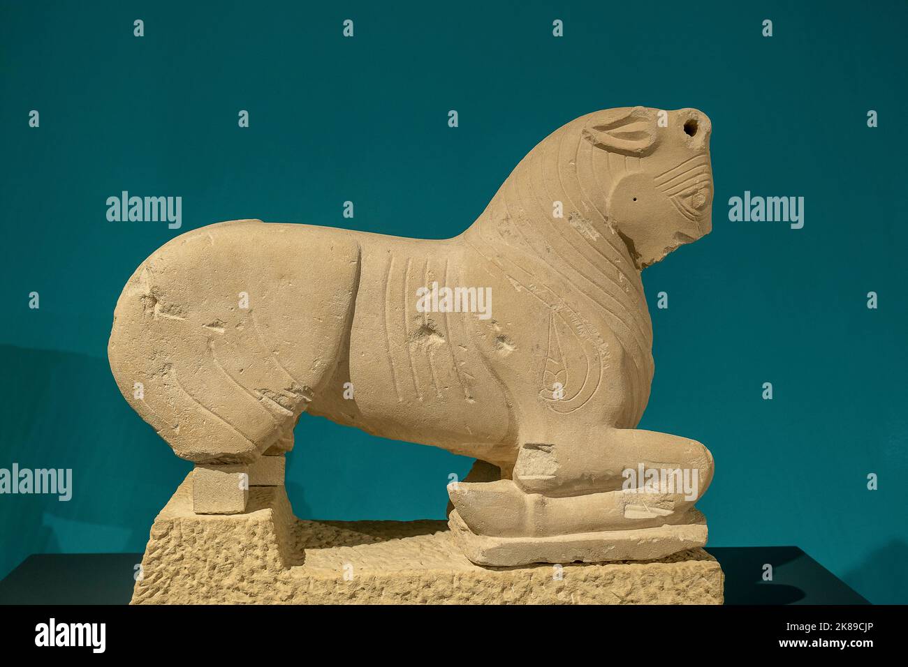 The Iberian bull of Arjona. In The Iberian Museum of Jaen, Jaen, Spain ...