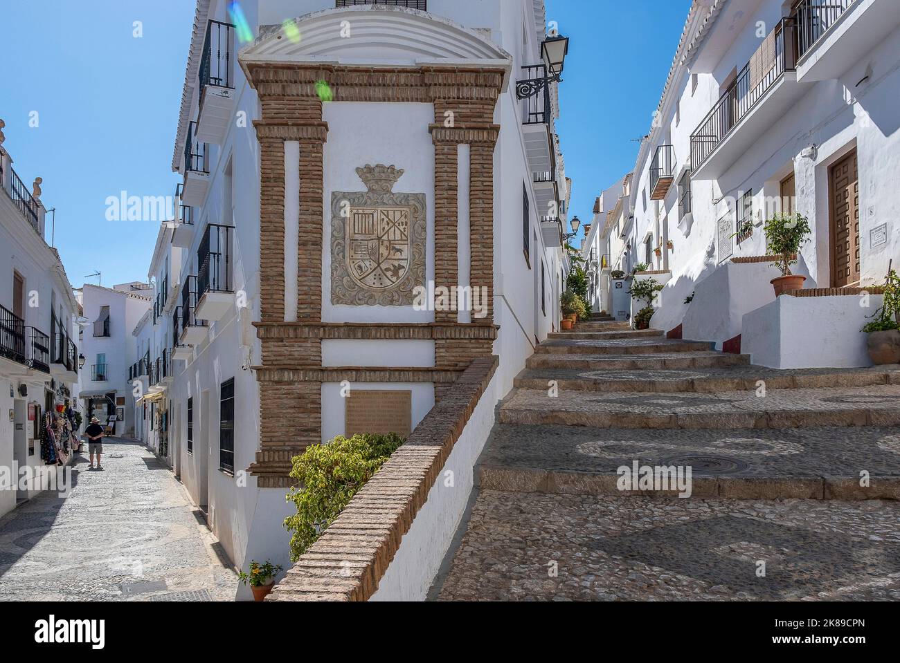 Frigiliana malaga spain spanish white village tiles farming history hi ...