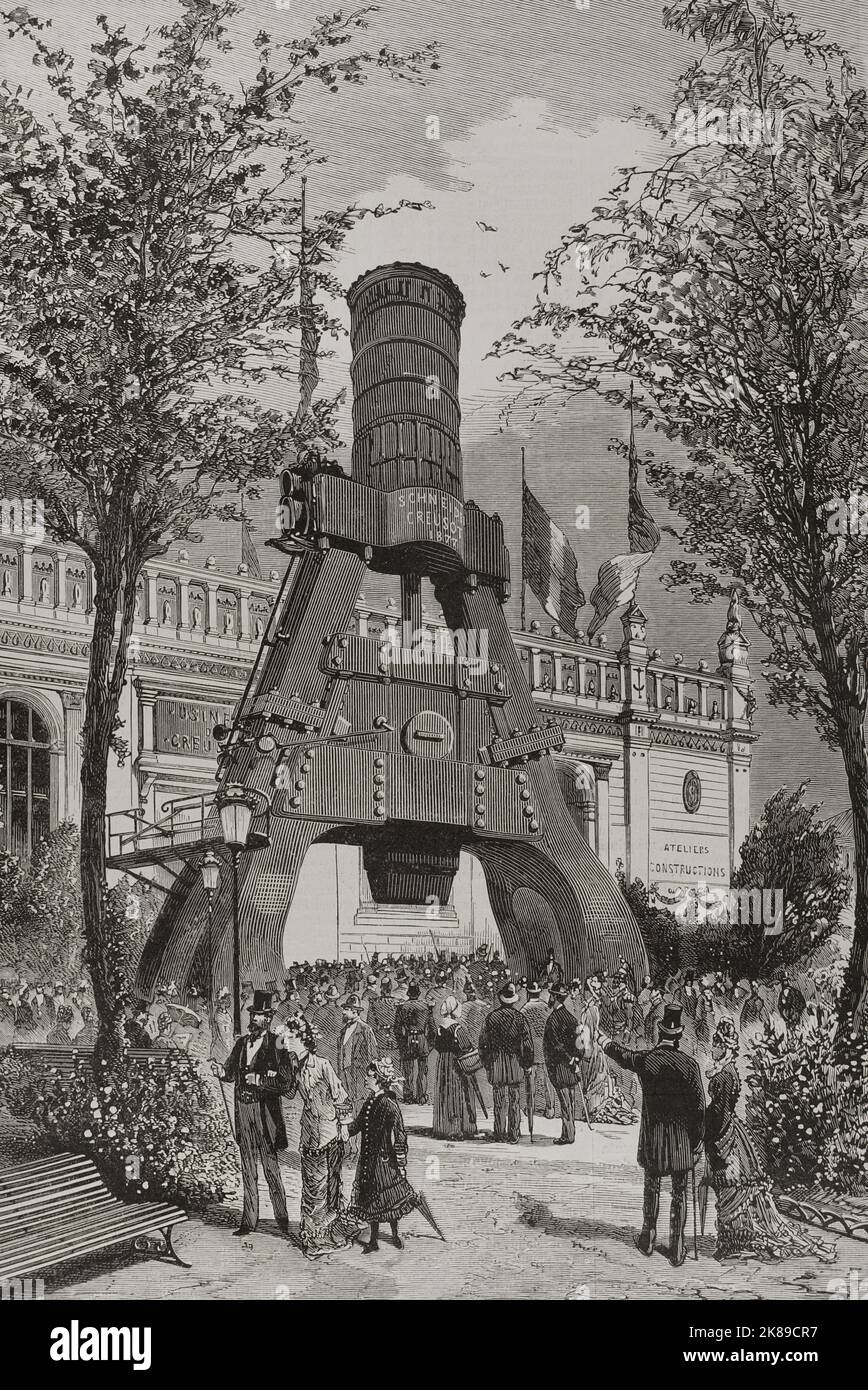 The Creusot Steam Hammer presented by the Creusot factory at the ...