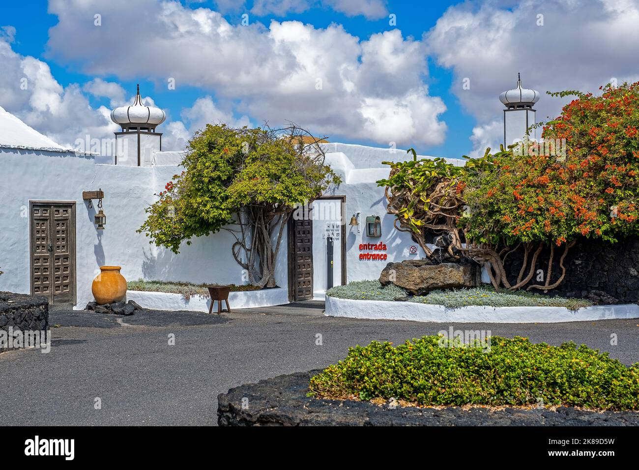 The César Manrique Foundation, in Lanzarote island, is the former home ...