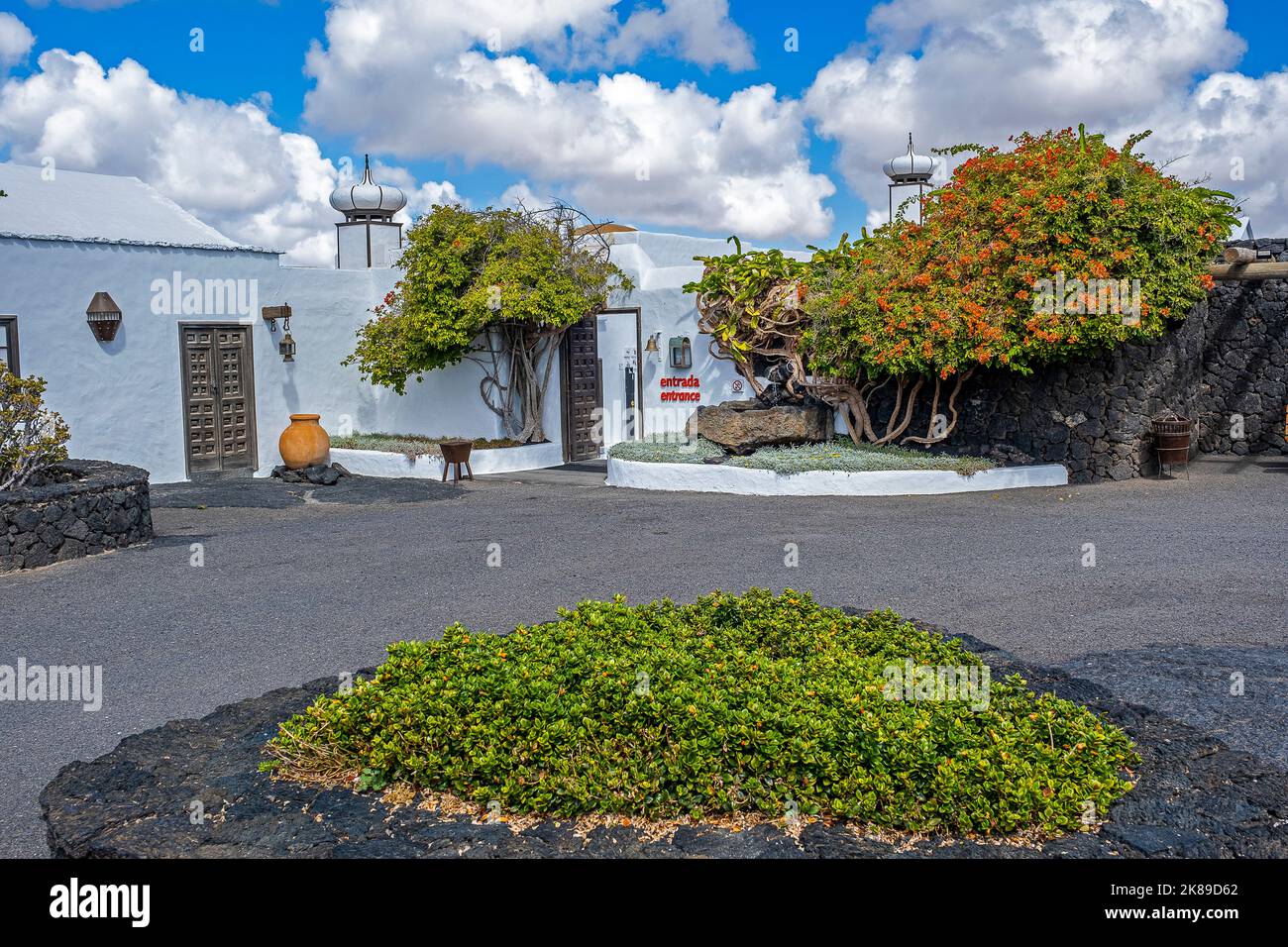 The César Manrique Foundation, in Lanzarote island, is the former home ...