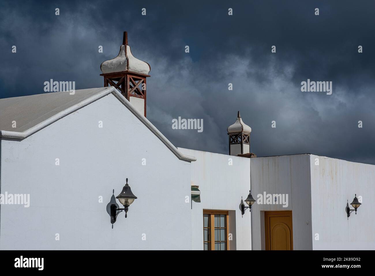 Typical house, in Yaiza, Lanzarote, Spain Stock Photo - Alamy