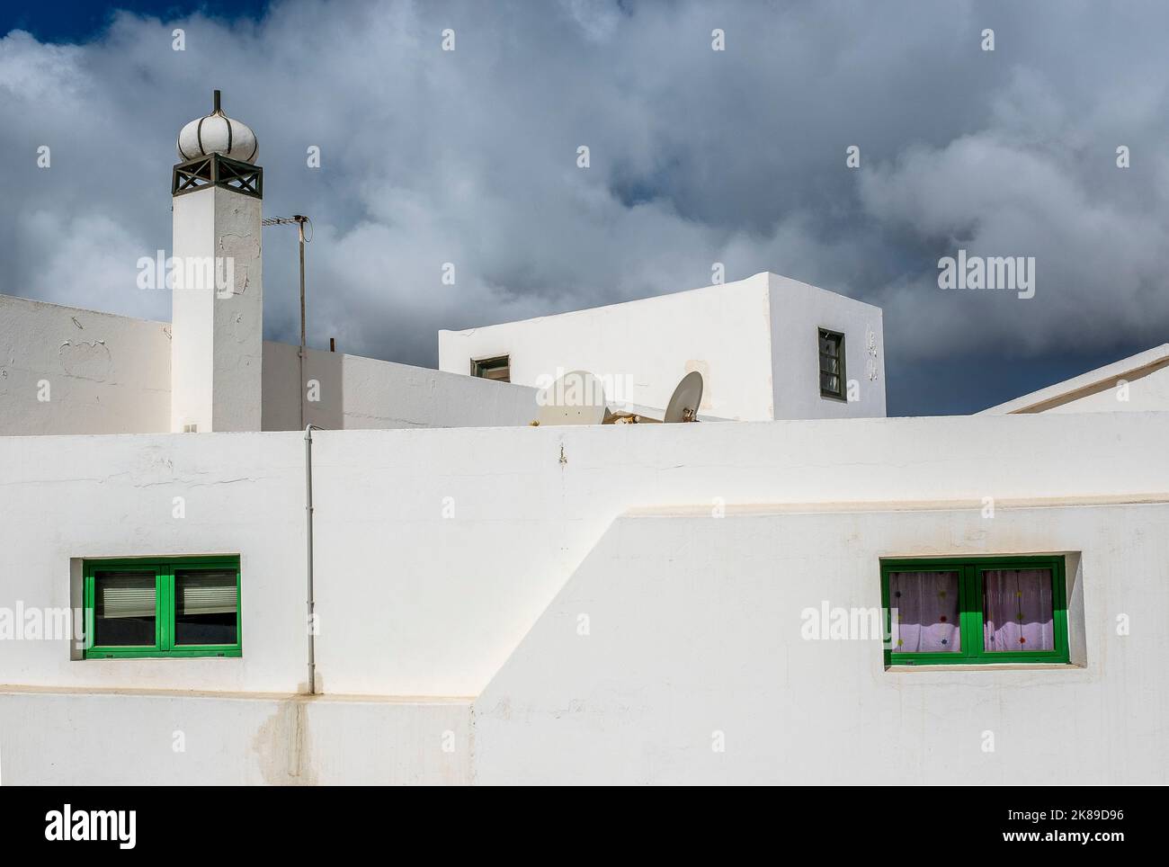 Typical house, in Yaiza, Lanzarote, Spain Stock Photo - Alamy