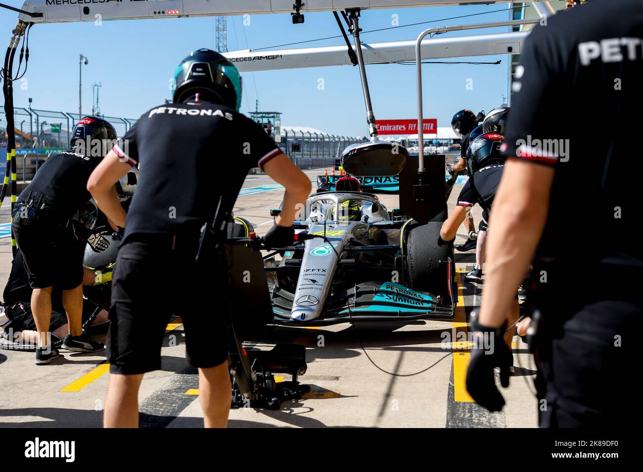 Austin, USA. 21st Oct, 2022. #44 Lewis Hamilton (GBR, Mercedes-AMG ...