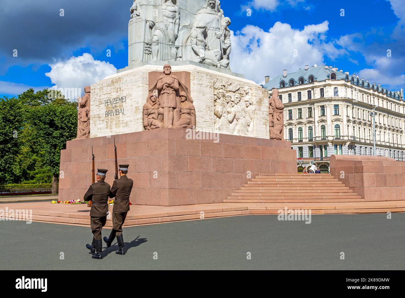 The Freedom Monument, Riga, Latvia, Europe Stock Photo - Alamy