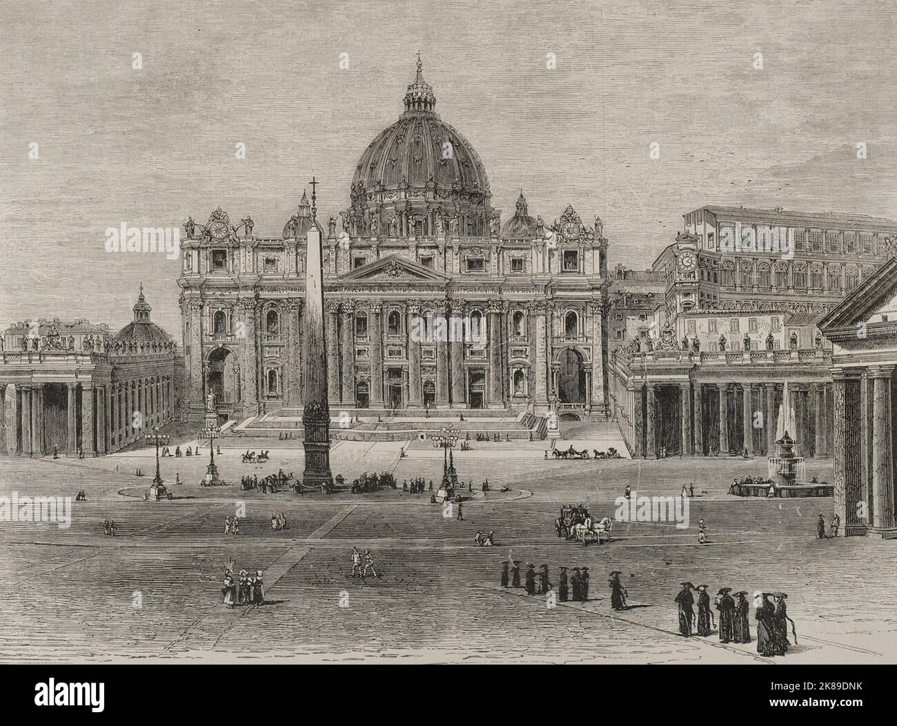 Exterior of St. Peter's Basilica and the Vatican Palace Stock Photo - Alamy