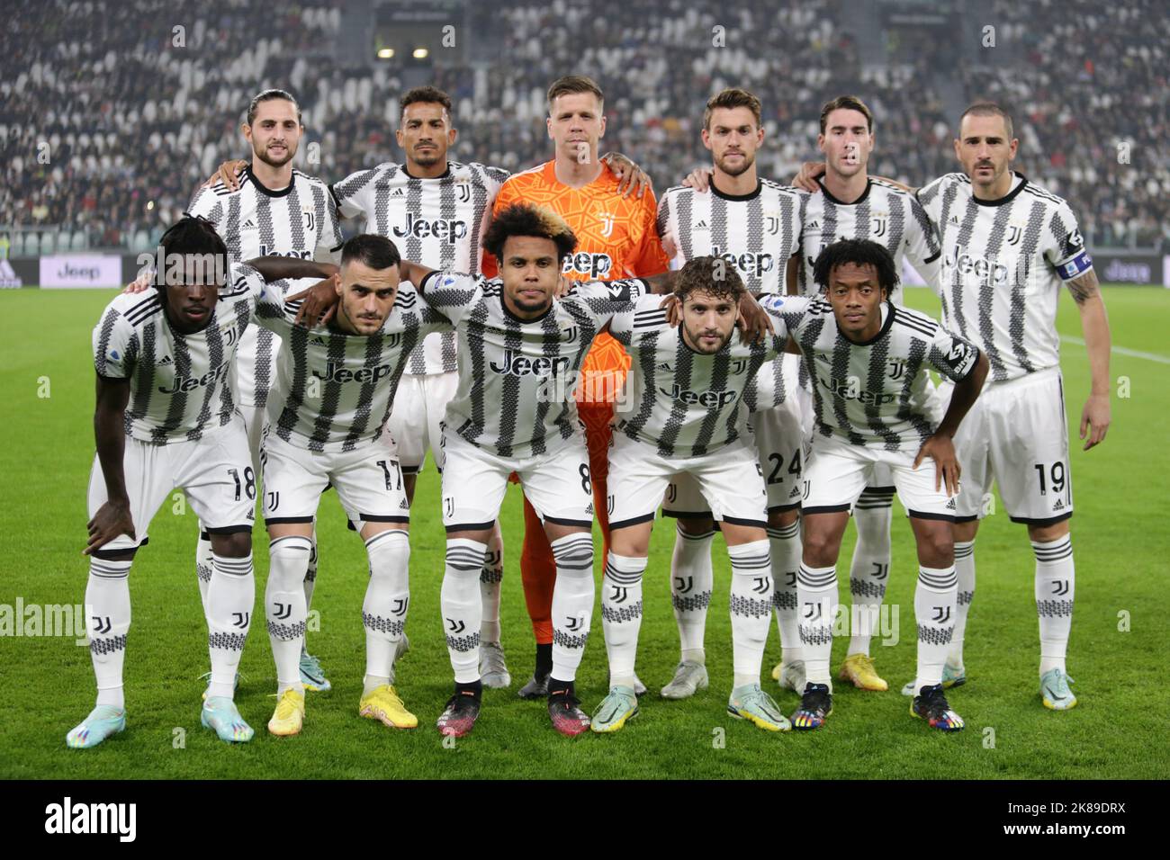 Juventus Fc team photo during the Italian Serie A, football match ...