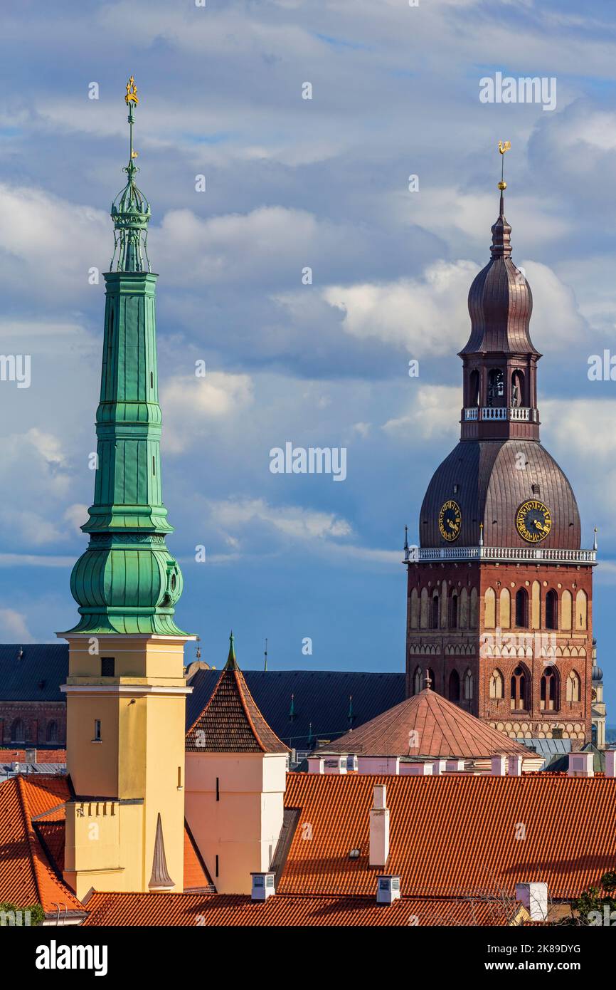 The spires of riga hi-res stock photography and images - Alamy