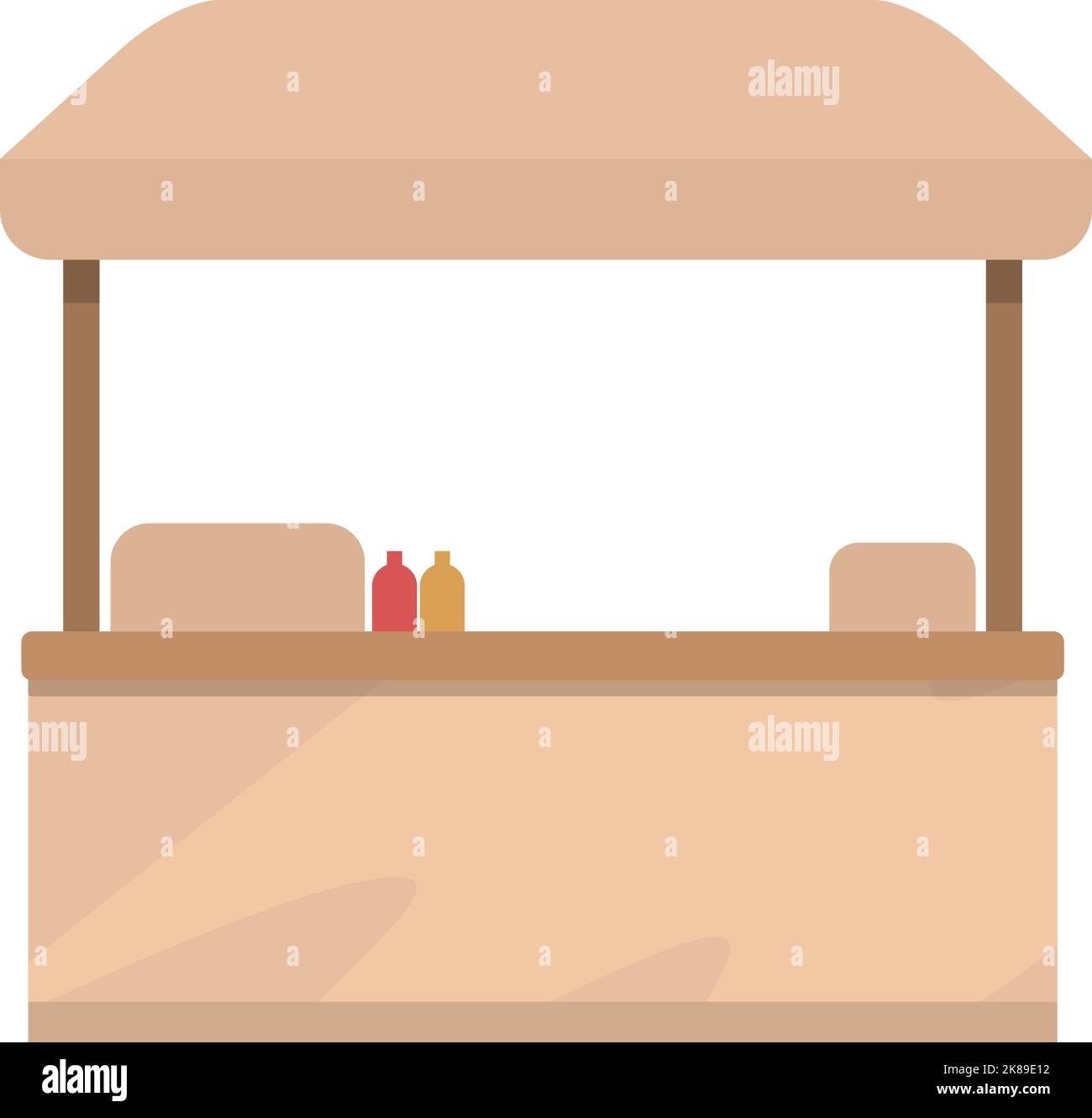 Street food icon cartoon vector. Truck festival. Cart beverage Stock ...