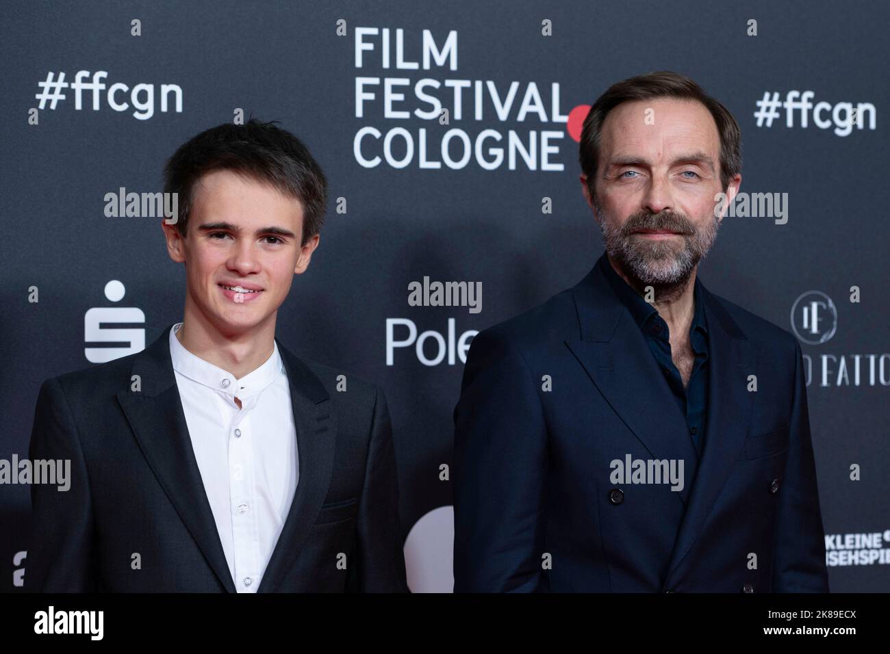 Cologne, Deutschland. 21st Oct, 2022. from left: Aaron KISSIOV, actor ...