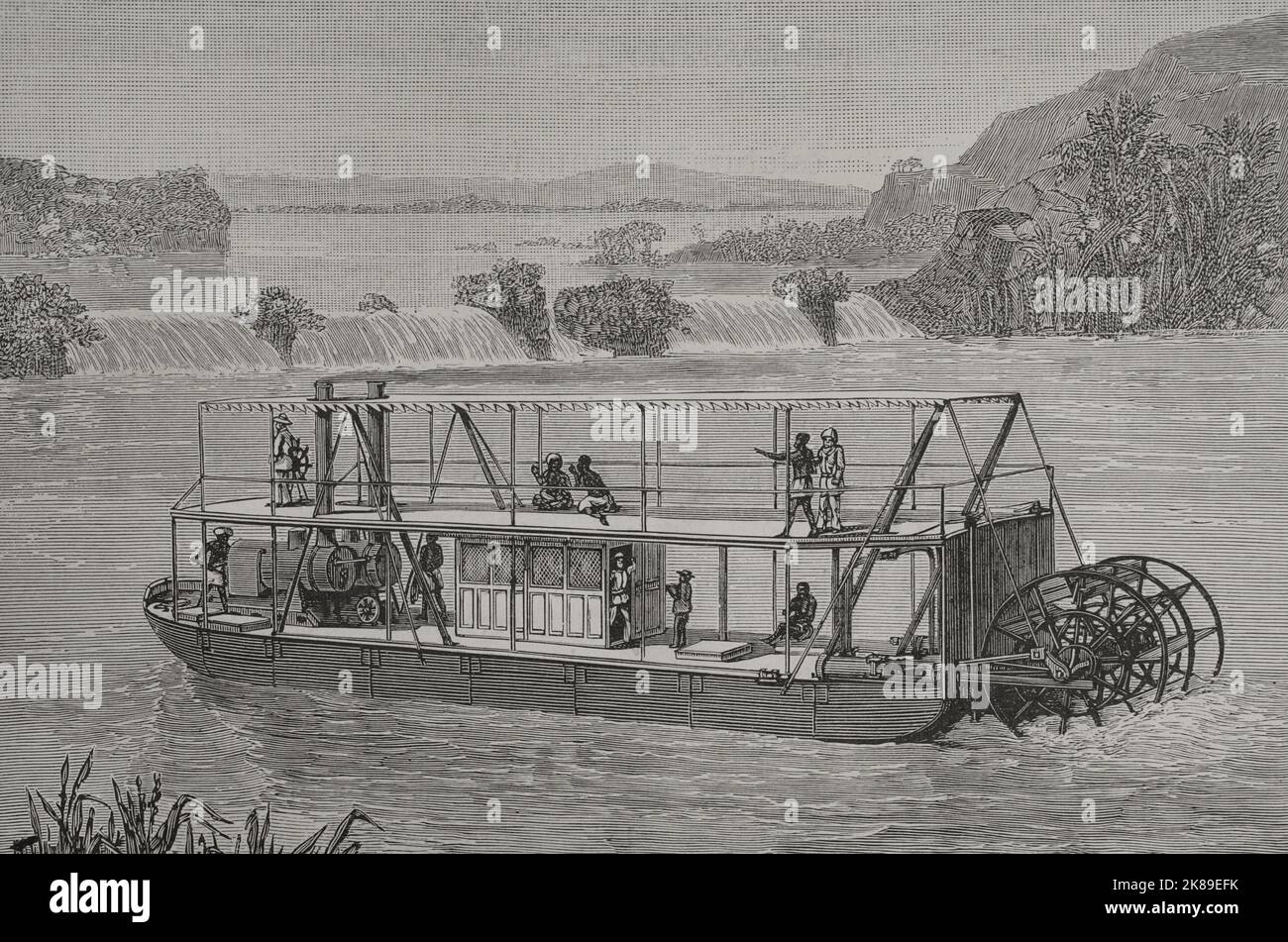 Double decker steam boat hi-res stock photography and images - Alamy