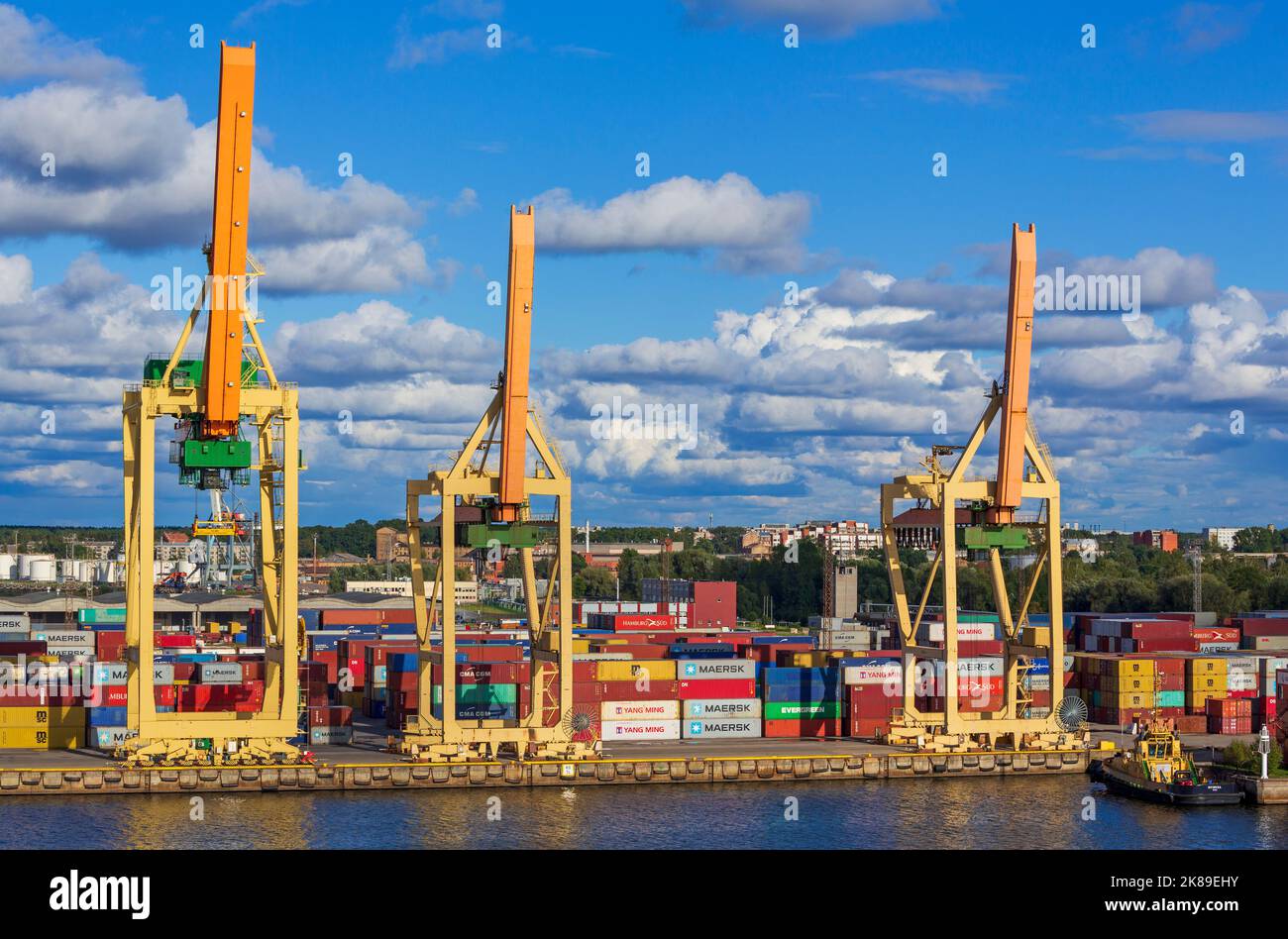 Baltic container terminal hi-res stock photography and images - Alamy