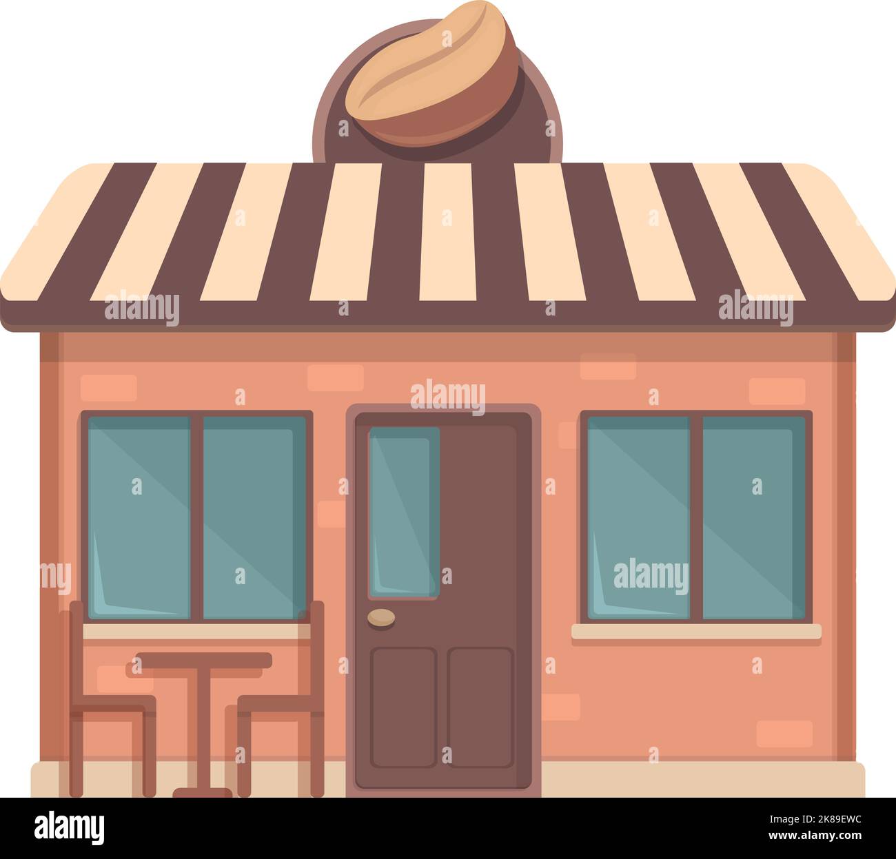 Car park outside coffee shop Stock Vector Images - Alamy
