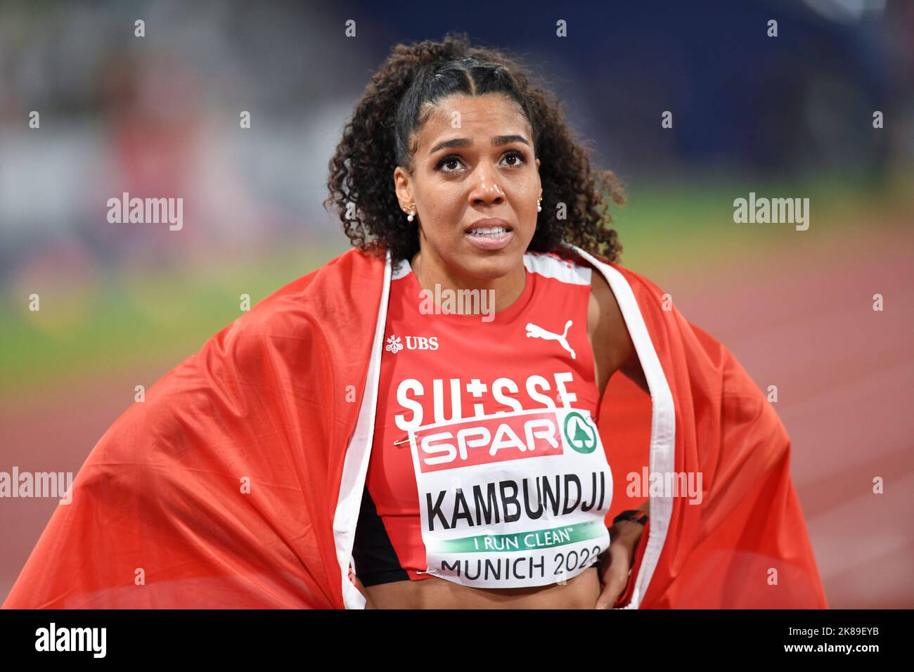 Mujinga Kambundji (Silver Medal, Switzerland), 100m Women final ...