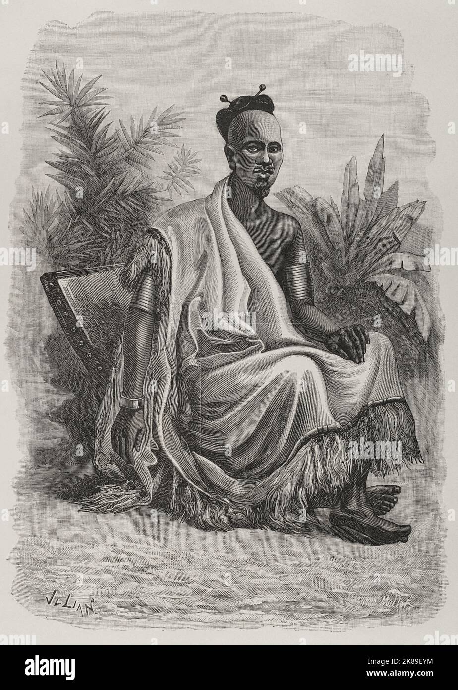 Ngalyema, chief of Kintamo Stock Photo - Alamy