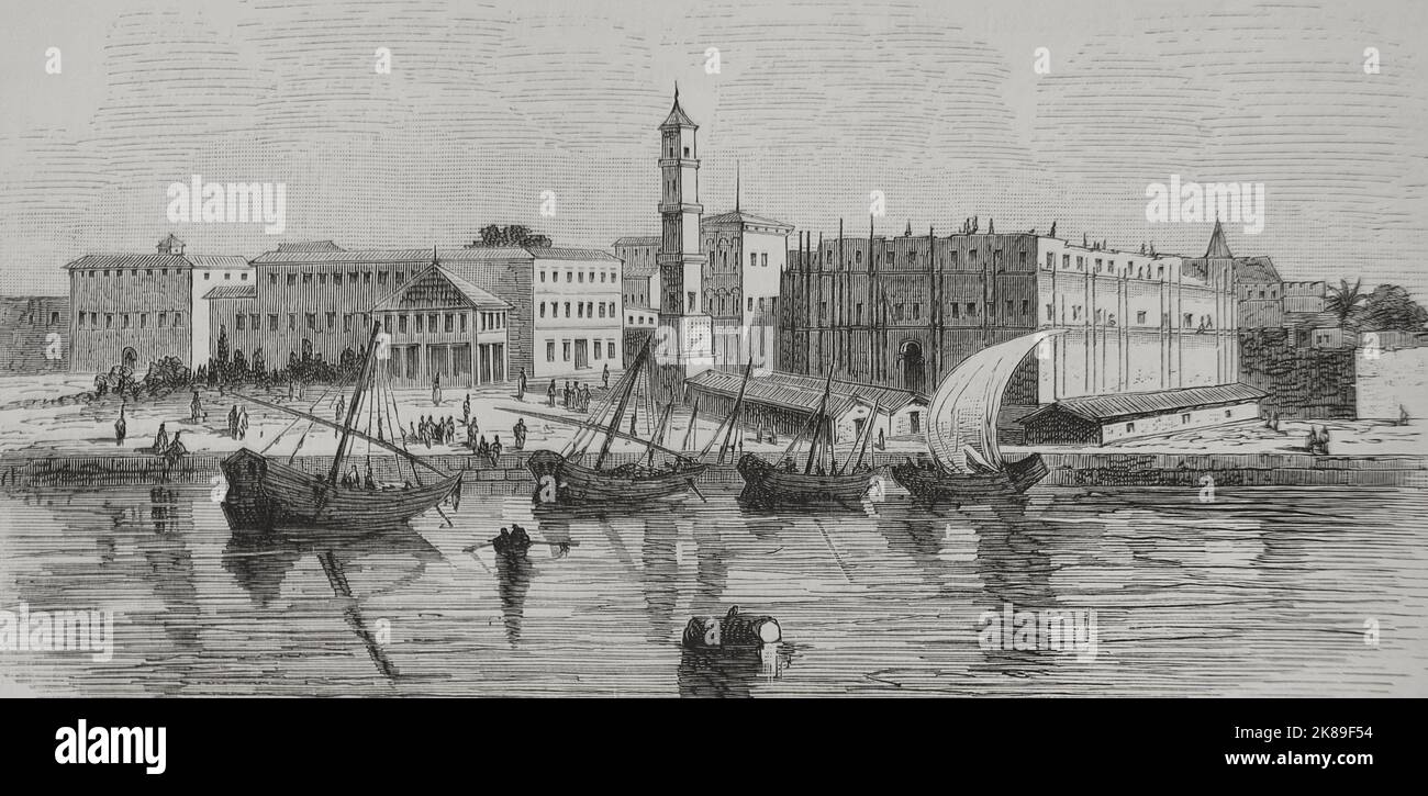 Indian ocean ship 19th century hi-res stock photography and images - Alamy