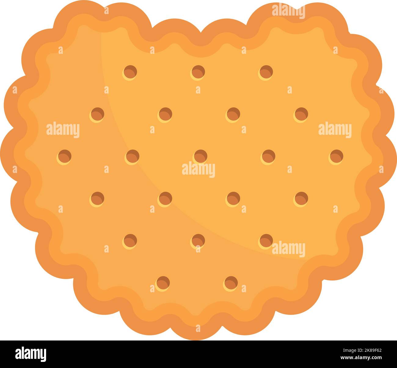 Home cracker icon cartoon vector. Cookie food. Biscuit snack Stock ...