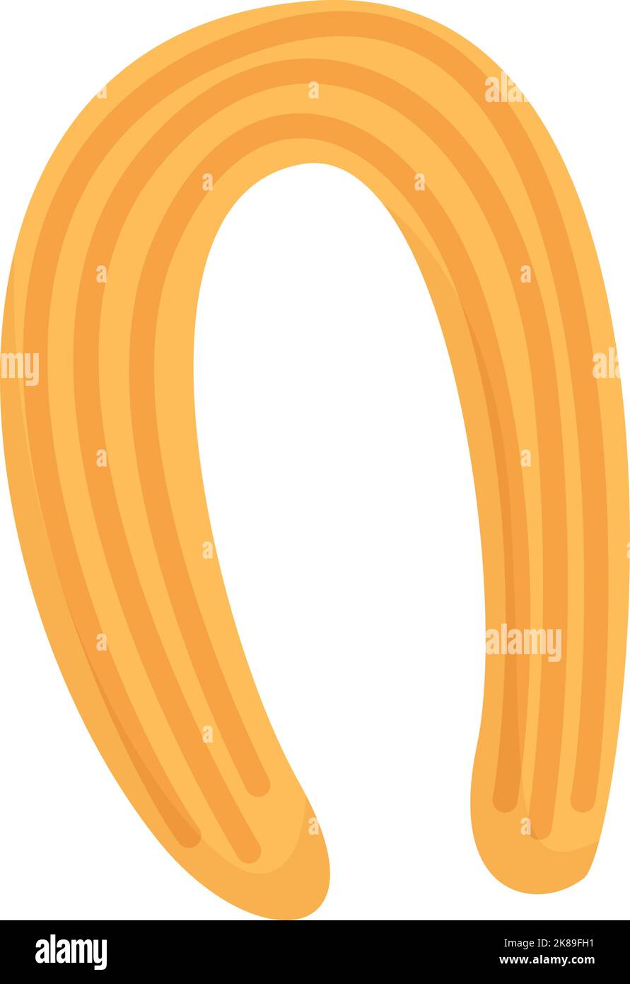 Cake churro icon cartoon vector. Chocolate pastry. Food mexican Stock ...
