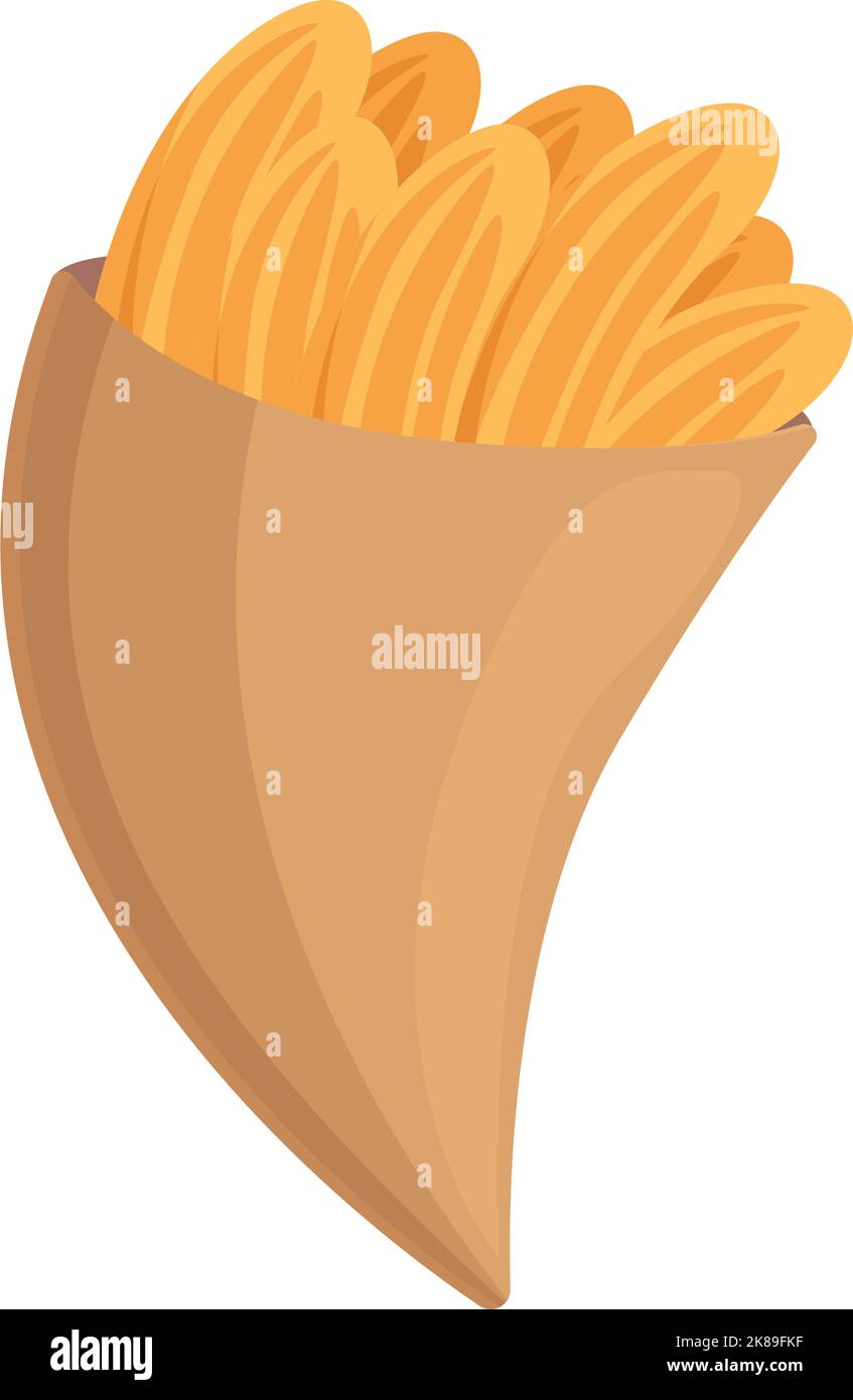 Spain churro icon cartoon vector. Pastry food. Cute cafe Stock Vector ...