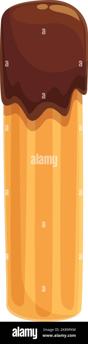 Fresh churro icon cartoon vector. Spanish food. Cake spain Stock Vector ...