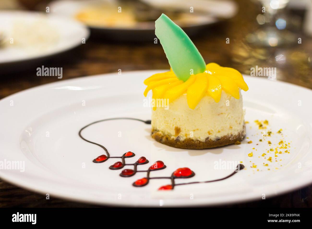 A cake slice at a hotel buffet in Cebu City, Philippines Stock Photo ...