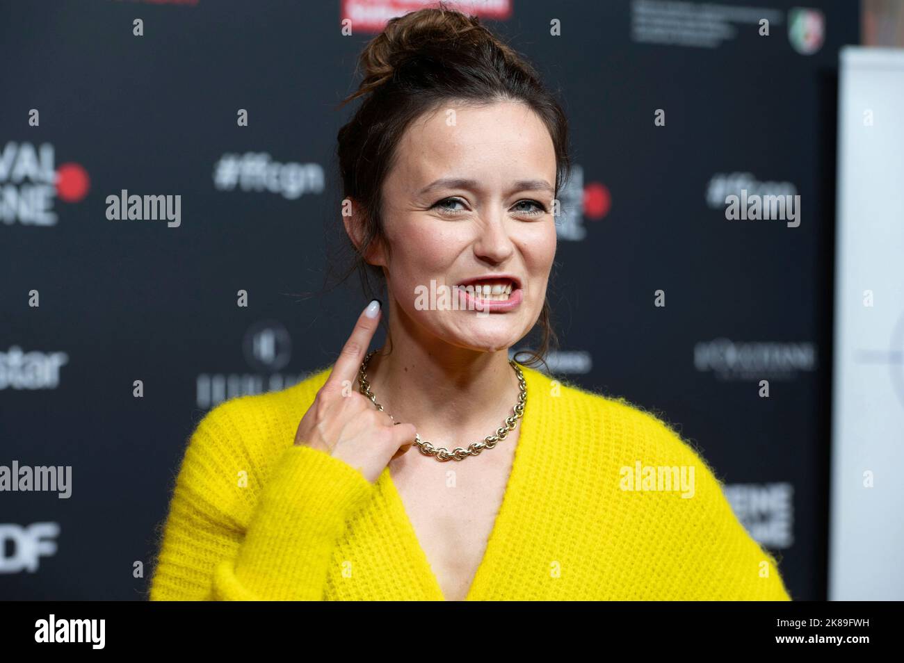 Cologne, Deutschland. 21st Oct, 2022. Tinka FUERST, Furst, actress, red ...
