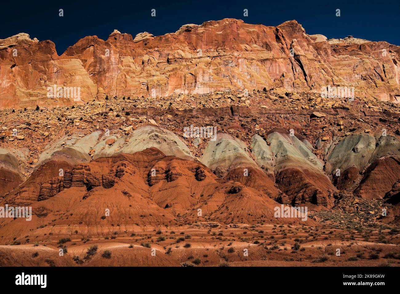 Capitol Reef National Park scenic drive. Capitol Reef is a ...