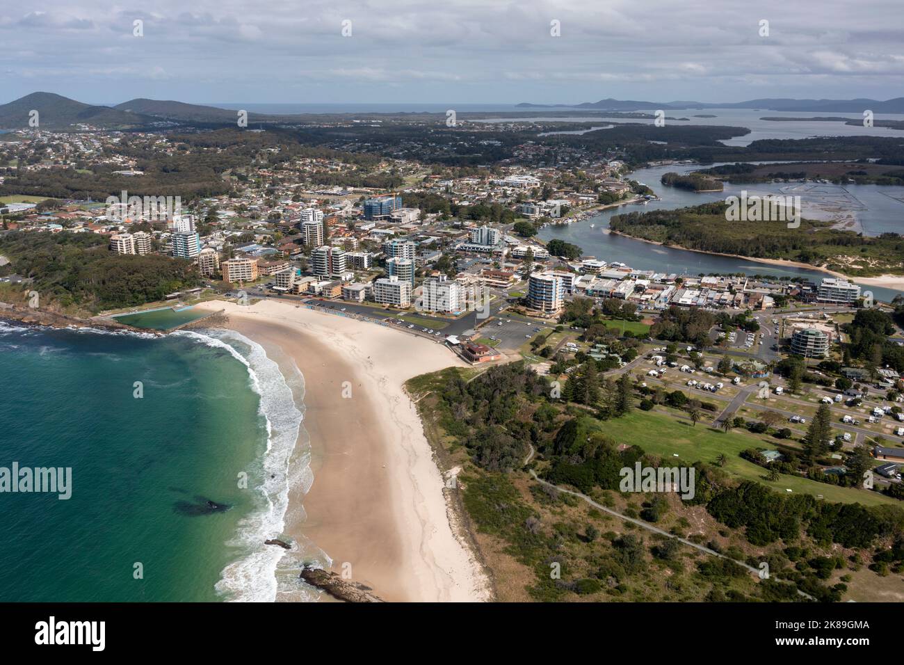 The northern New South Wales coastal town of Forster Stock Photo - Alamy