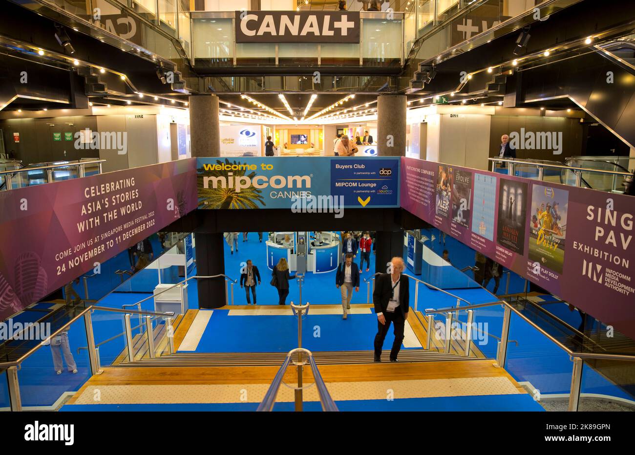 Cannes, France - October 17, 2022: MIPCOM/MIPJUNIOR - The International ...