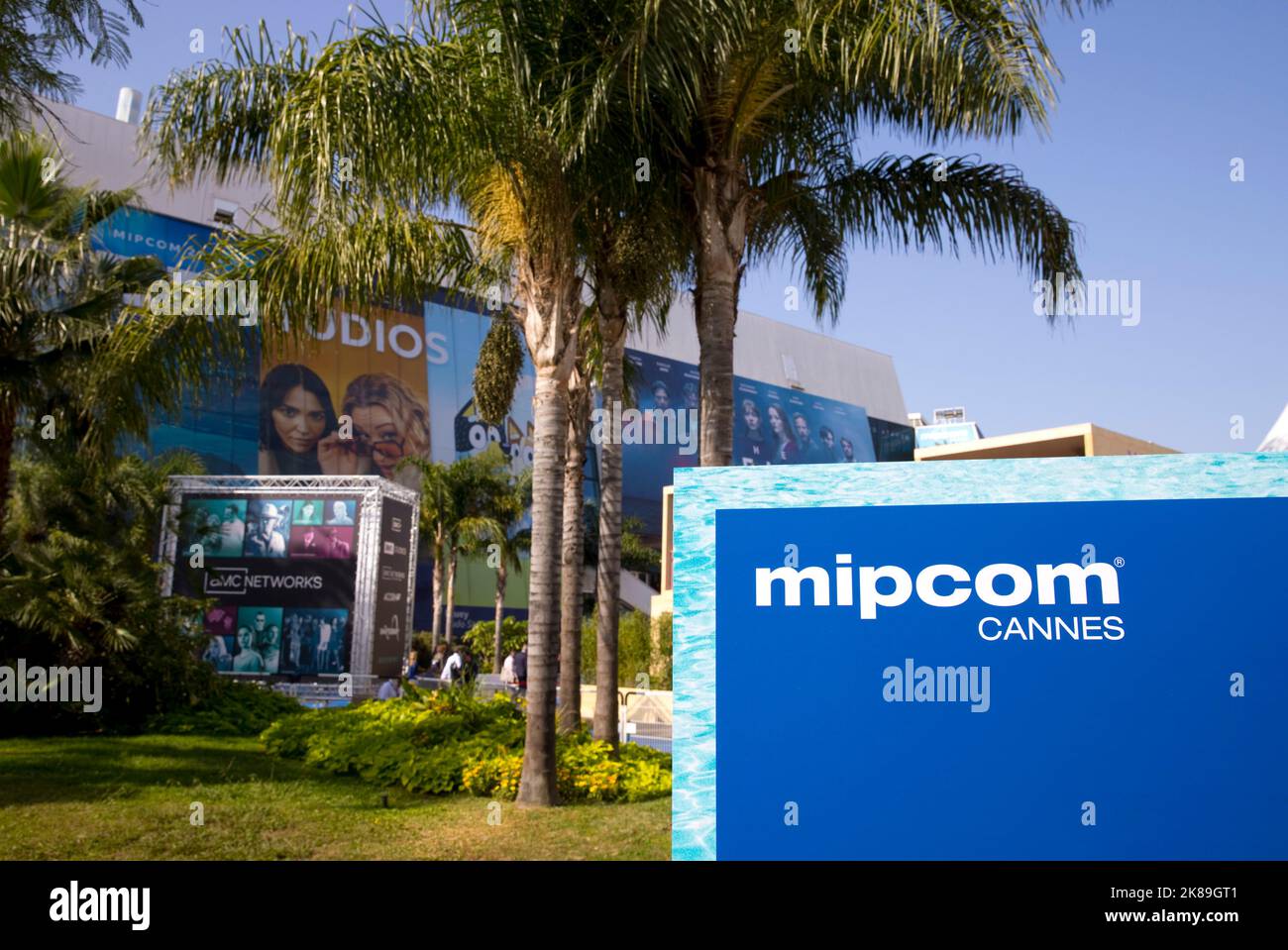 Cannes, France - October 17, 2022: MIPCOM/MIPJUNIOR - The International ...