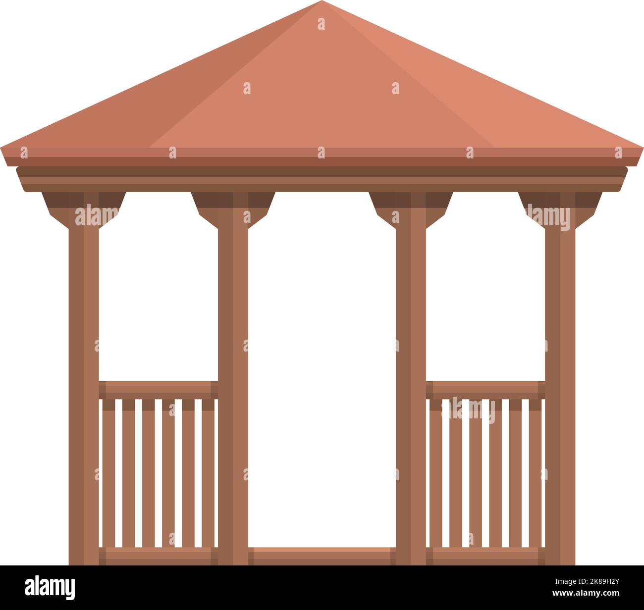 Bower pergola icon cartoon vector. Wedding house. Park architecture ...