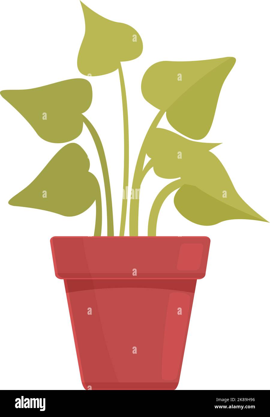 Garden on a windowsill icon cartoon vector. Summer window. Home plant ...