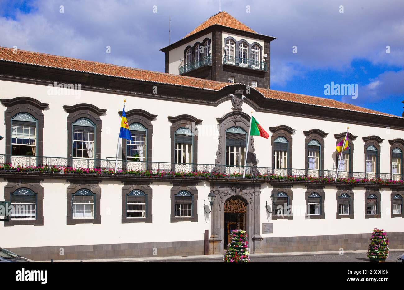 Portugal, Madeira, Funchal, Camara Municipal, Town Hall Stock Photo - Alamy